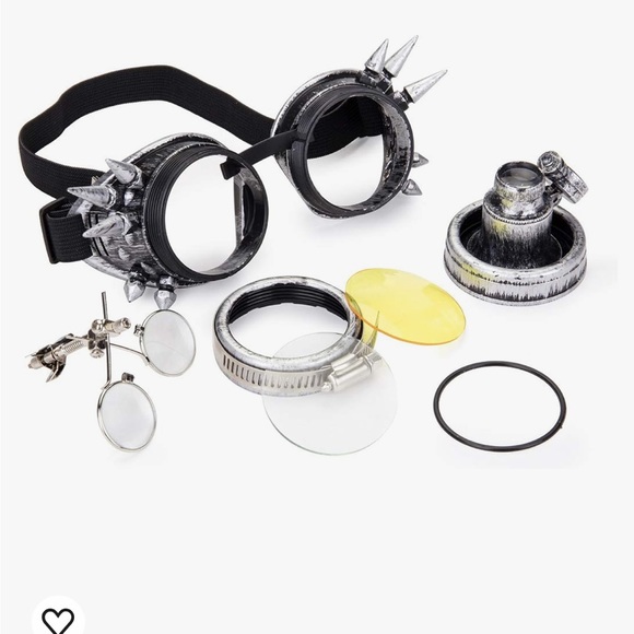 Accessories | Steampunk Spiked Goggles Loupe Eyewear Halloween Cosplay ...